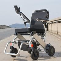China ISO Lightweight Folding Electric Wheelchair With Brushless Motor for sale