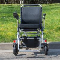 China Foldable 100kg Load Handicapped Electric Wheelchair 3.7Miles/Hr for sale