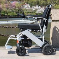 China 6km/h Handicapped Lightweight Folding Power Wheelchair with 100KG Load for sale