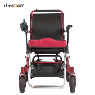 China Brushless Motor Lightweight Foldable Power Wheelchair For Disabled for sale
