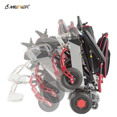 China Lightweight Foldable Motorized Wheelchair With 220.46LB Load for sale