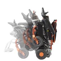 China CE Portable Handicapped Lightweight Electric Folding Wheelchair for sale