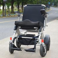 China 6km/hr Anodizing Lightweight Foldable Motorized Wheelchair for sale