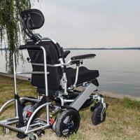 China 4h Charging Anodizing Aluminum Frame Collapsible Power Wheelchair for sale