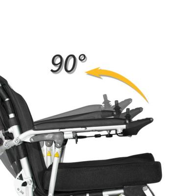 China Portable Brushless Motor Collapsible Electric Wheelchair for sale