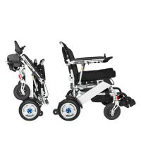 China ISO13485 275.58lbs Load Foldable Handicapped Electric Wheelchair for sale
