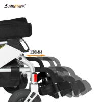 China 125KG Load Anodizing Multifunction Foldable Electric Wheelchair for sale