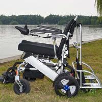 China Portable Brushless Motor Collapsible Electric Wheelchair for sale
