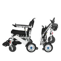 China Portable Brushless Motor Collapsible Electric Wheelchair for sale