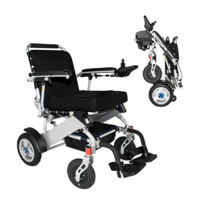 China Max 36km Foldable Lightweight Electric Wheelchair For Handicapped for sale