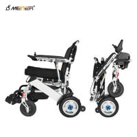 China FDA 125KG Load Portable Lightweight Folding Power Wheelchair for sale