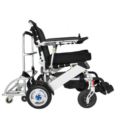 China Portable Lightweight Collapsible Power Wheelchair With Brushless Motor for sale