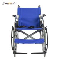 China Portable Lightweight Aluminum Manual Wheelchair For Elderly for sale