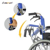 China Portable Lightweight Aluminum Manual Wheelchair For Elderly for sale