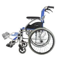 China ISO Disabled Folding Manual Wheelchair With 220.46lbs Load for sale