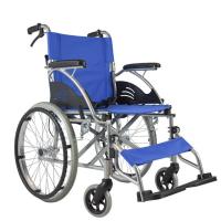 China ISO Disabled Folding Manual Wheelchair With 220.46lbs Load for sale