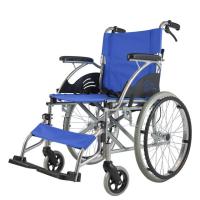 China Manual Foldable Aluminium Lightweight Transport Wheelchair for sale