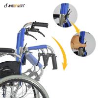 China ISO Disabled Folding Manual Wheelchair With 220.46lbs Load for sale