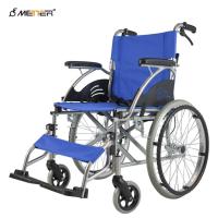 China Oxford Cushion Lightweight Foldable Manual Wheelchair for sale