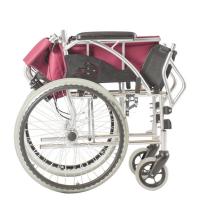 China 220.46lb Load Adults Foldable Lightweight Manual Wheelchair for sale