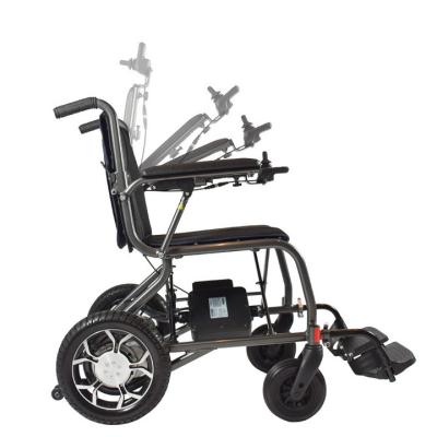 China ISO13485 Portable Folding Electric Wheelchair 125kg Load For Disabled for sale