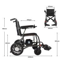 China 125kg Load Multifunction Lightweight Folding Electric Powered Wheelchairs for sale