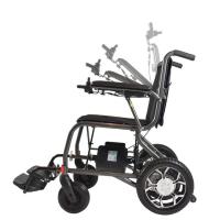 China Lightweight Handicapped Foldable Aluminium Electric Wheelchair for sale