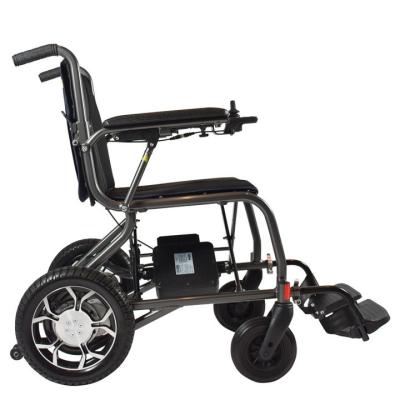 China Lightweight Aluminium Foldable Power Wheelchair 6km/H Max for sale