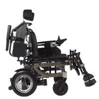 China Foldable 10AH 20AH Lithium Battery Wheelchair With Brushless Motor for sale