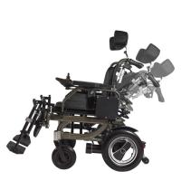 China 120kg Load Multifunction Foldable Electric Wheelchair 8km/H for sale