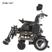 China Foldable Lightweight 10AH 20AH Lithium Battery Wheelchair for sale