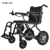 China Alu Alloy 125kg Load Portable Folding Electric Wheelchair For Disabled for sale