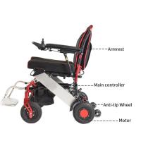 China Brushless Motor Lithium Battery Powered Wheelchair 100KG Load for sale