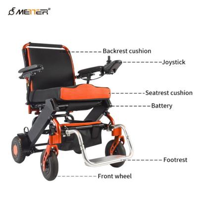 China Lightweight Portable Folding Electric Wheelchair 6km/H For Disabled for sale