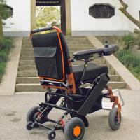China Lithium Battery Foldable Electric Wheelchair Aluminum Alloy for sale