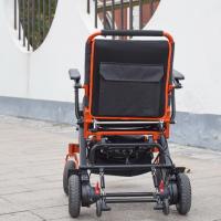 China Electric Foldable Wheelchair 6km/H With Rigid PU Tyre for sale