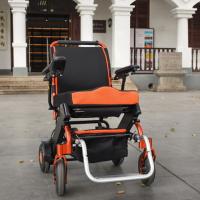 China Electric Foldable Wheelchair 6km/H With Rigid PU Tyre for sale