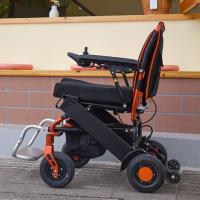 China Electric Foldable Wheelchair 6km/H With Rigid PU Tyre for sale