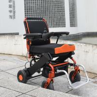 China Lithium Battery Foldable Electric Wheelchair Aluminum Alloy for sale