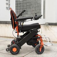China Lithium Battery Lightweight Electric Wheelchair Foldable With Rigid PU Tyre for sale