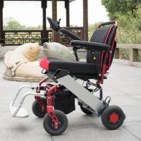 China Brushless Motor Lithium Battery Powered Wheelchairs 6km/H for sale