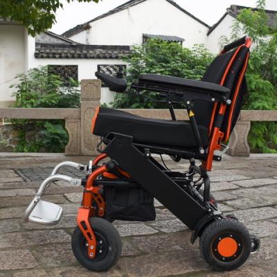 China Brushless Motor Foldable Power Wheelchair 100KG Load Lightweight for sale