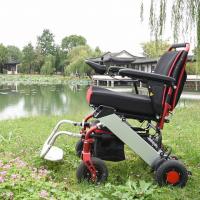 China Brush Motor Light Electric Wheelchair Foldable For Disabled Or Elderly for sale