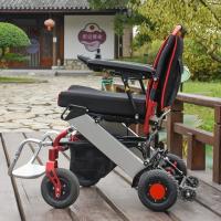 China Brushless Motor Lithium Battery Powered Wheelchair 100KG Load for sale