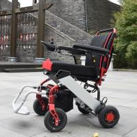 China Brush Motor Light Electric Wheelchair Foldable For Disabled Or Elderly for sale