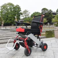 China Brushless Motor Lithium Battery Powered Wheelchair 100KG Load for sale