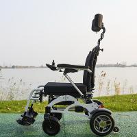 China Brush Motor Light Collapsible Electric Wheelchair 120KG Load for sale