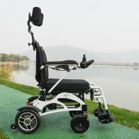 China Lithium Battery Brushless Motor Electric Power Wheelchair 120KG Load for sale