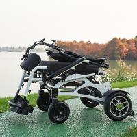 China Brush Motor Light Collapsible Electric Wheelchair 120KG Load for sale