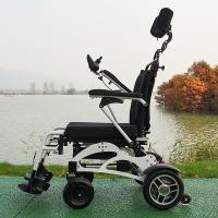 China Aluminum Electric Collapsible Wheelchair 120kg Load Lightweight for sale